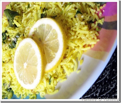 Lemon Rice | Yummy O Yummy